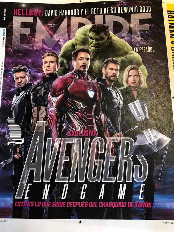 Empire Magazine Has Unveiled Their ‘Avengers: Endgame’ Cover